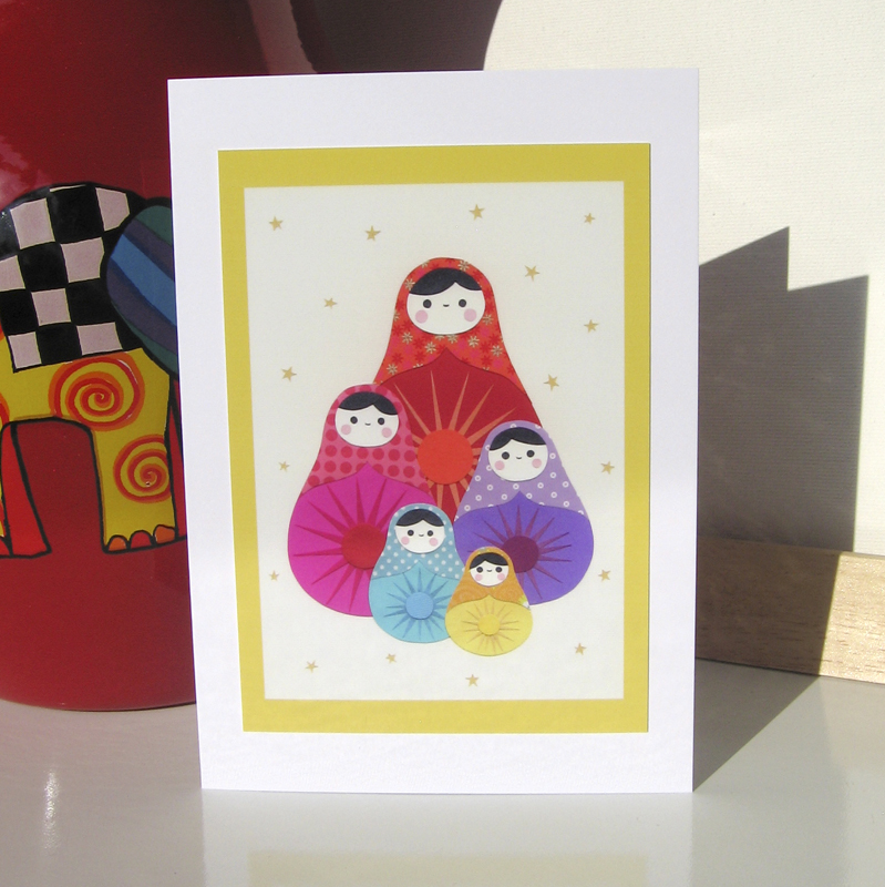 Greeting Card - Paper Dolls on Luulla